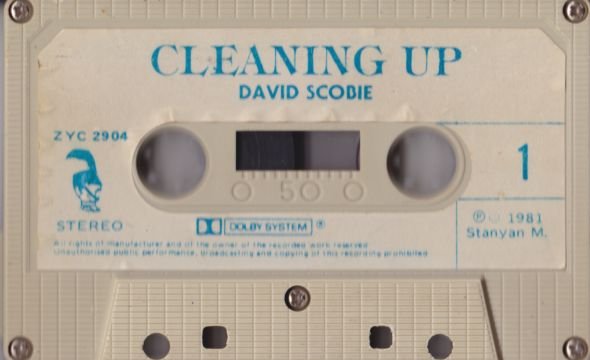 DAVID SCOBIE – Cleaning Up – South African Cassette Tape – ZYC2904 ...