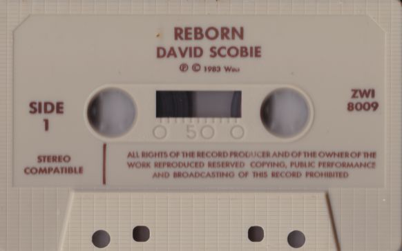 DAVID SCOBIE – Reborn – South African Cassette Tape – ZWI8009 - South ...