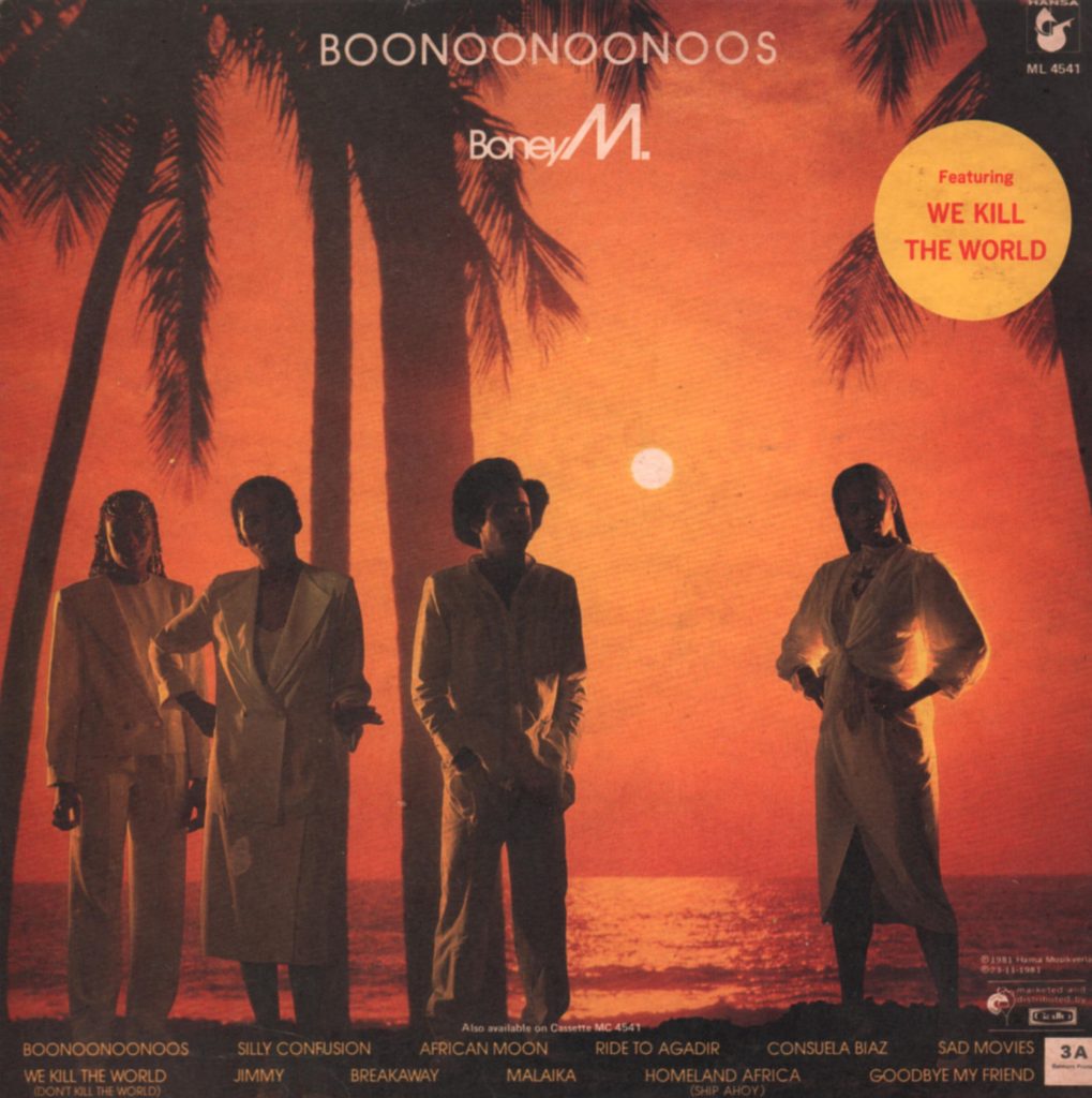 BONEY M – Boonoonoonoos – Rhodesian Vinyl Album – ML4541 - South ...